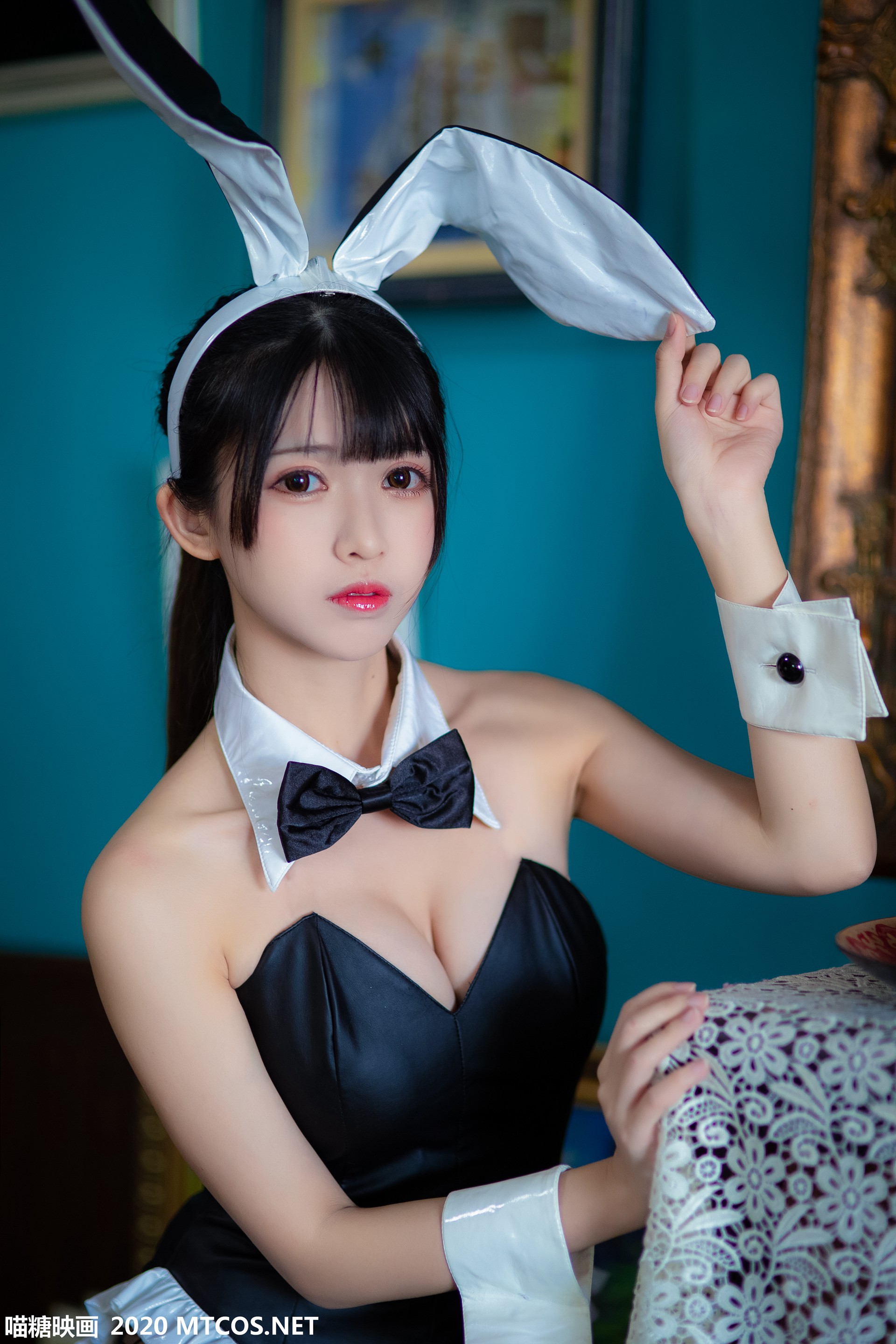 喵糖映画 TML010 加藤惠兔女郎 24P - 库里丝